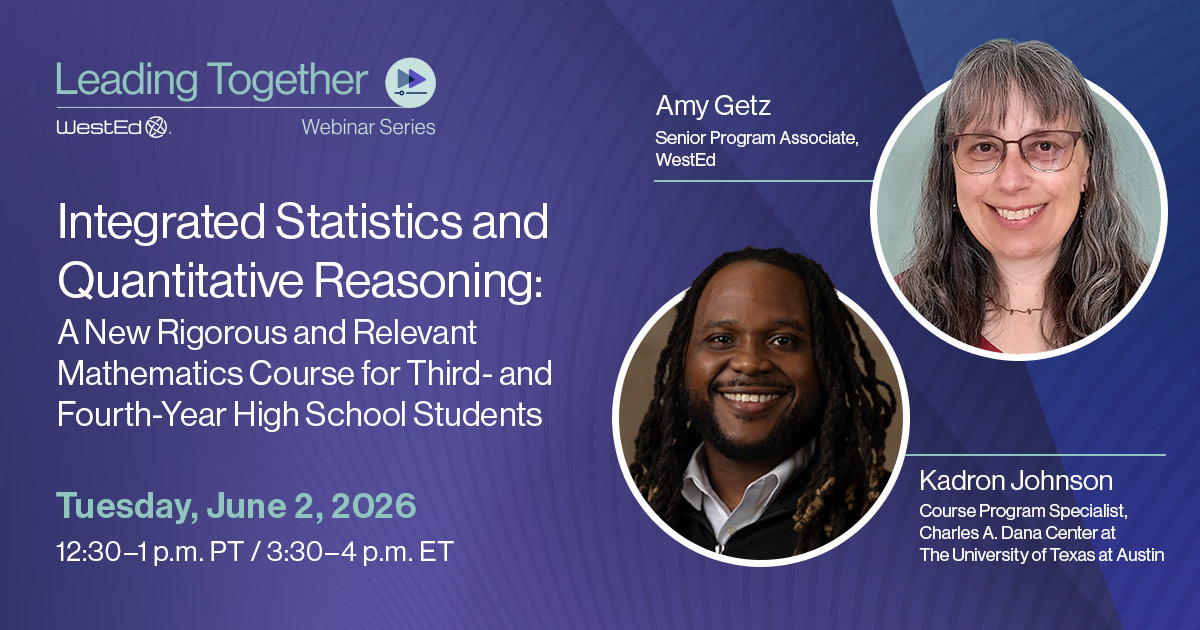 Integrated Statistics and Quantitative Reasoning: A New Rigorous and ...